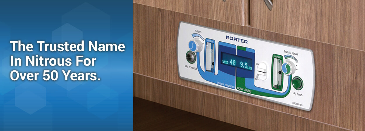Porter Instrument Dental and Medical Nitrous Oxide Equipment